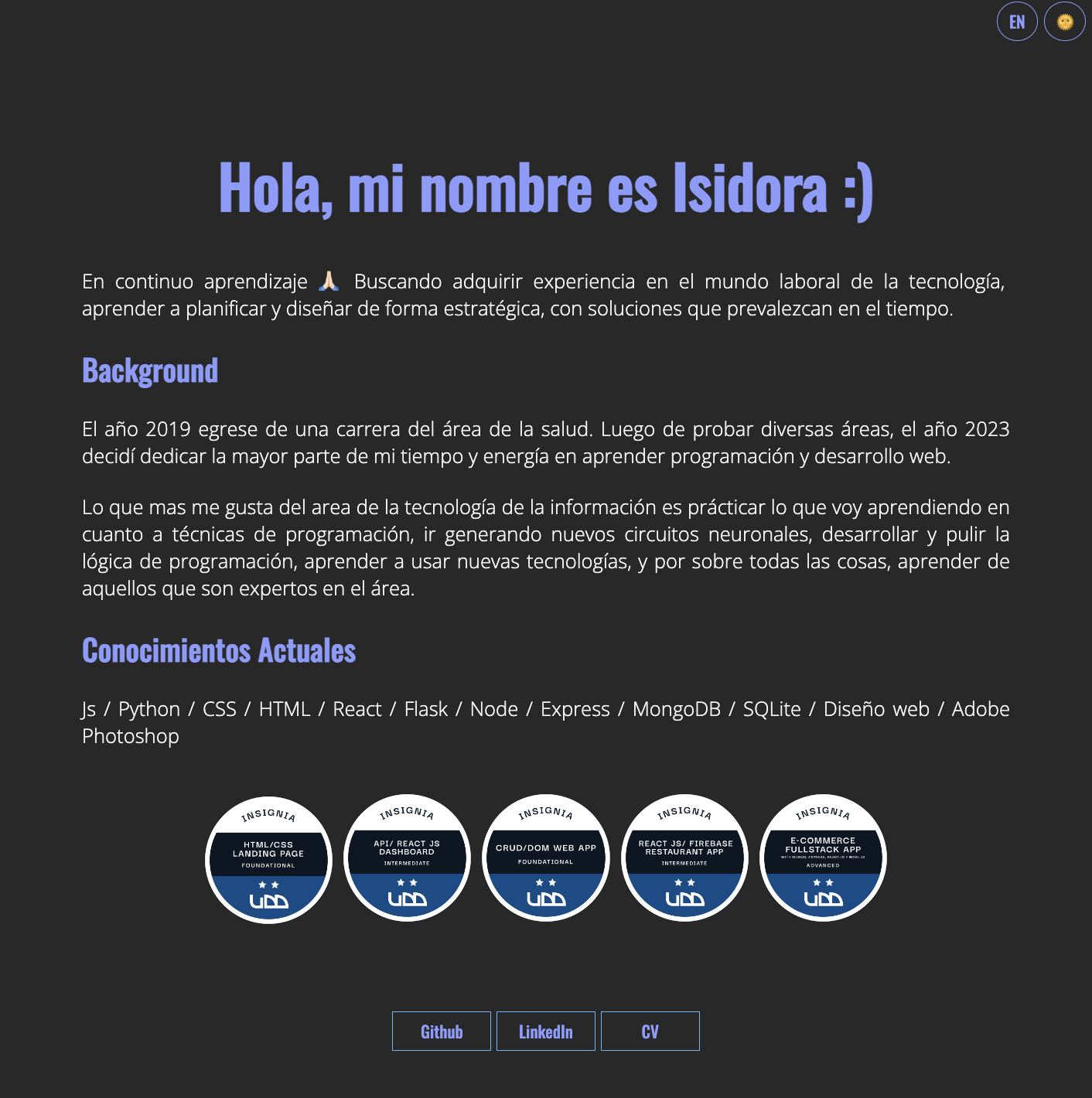 Isidora 🚀 Web Dev